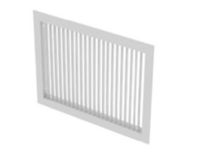301FS Aluminum single deflection supply grille – Artech2k_prod